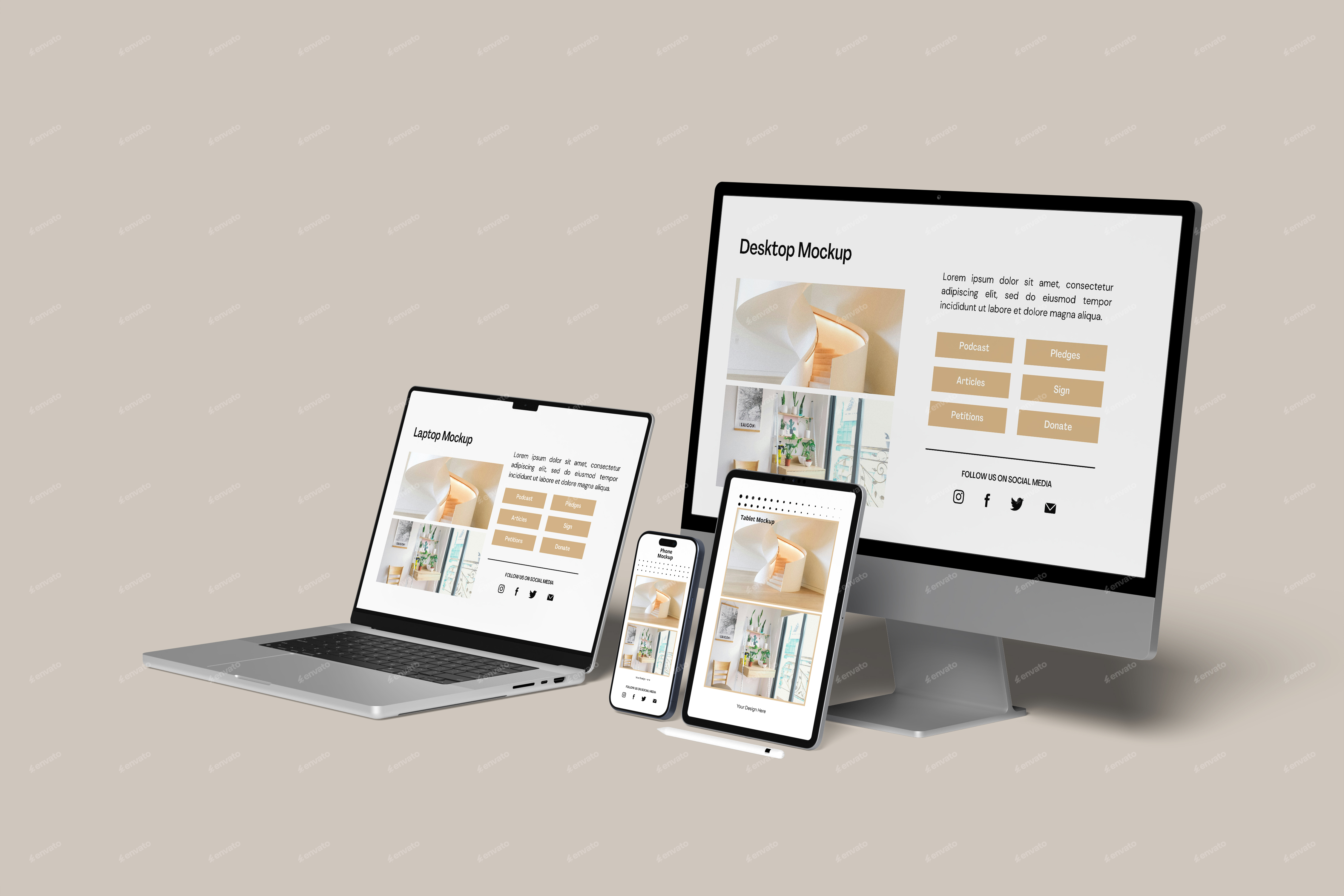 Multi Devices Responsive Mockup, Graphics | GraphicRiver